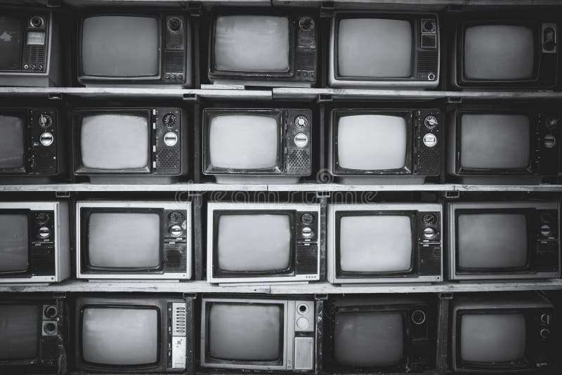 Retro television stock photo. Image of classic, media - 91523438