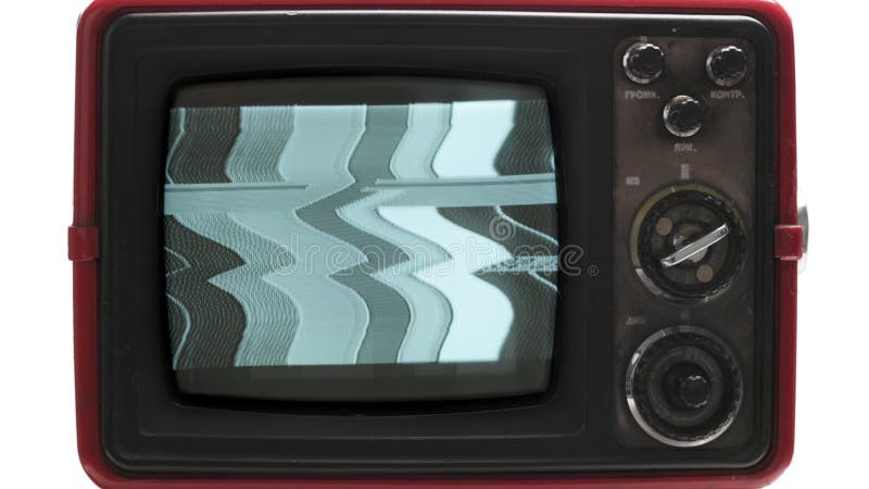 Old Television with Technical Difficulties Stock Video - Video of ...