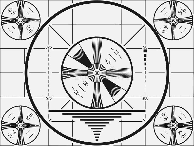 Television Test Pattern stock vector. Illustration of abstract - 115827321