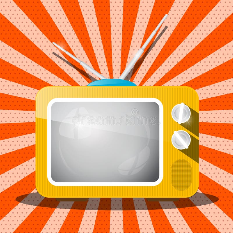 Television Red Cartoon Stock Illustrations – 1,198 Television Red ...