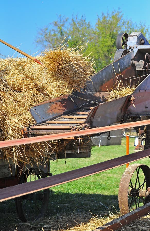 Retro Thrasher stock photo. Image of corn, wheels, wheat - 20560000
