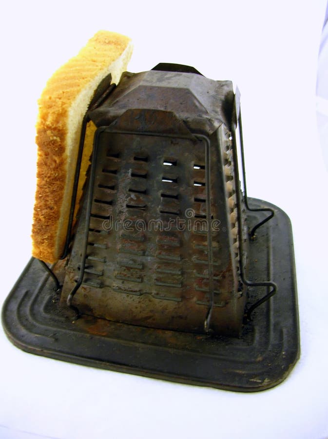 Retro Toaster stock image. Image of crust, metal, wheat - 98301