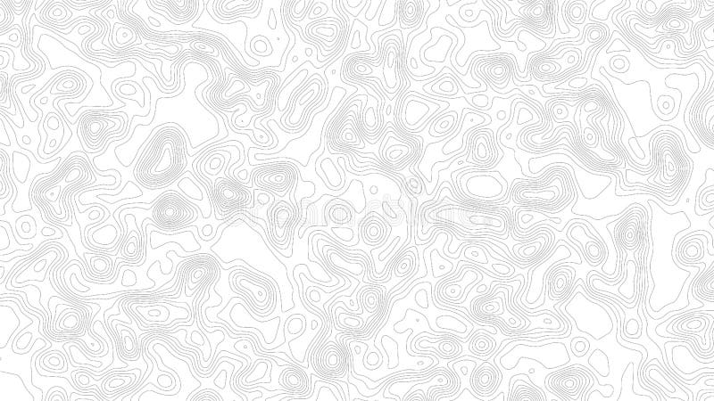 Retro Topographic Map. Geographic Contour Map. Abstract Outline Grid ...