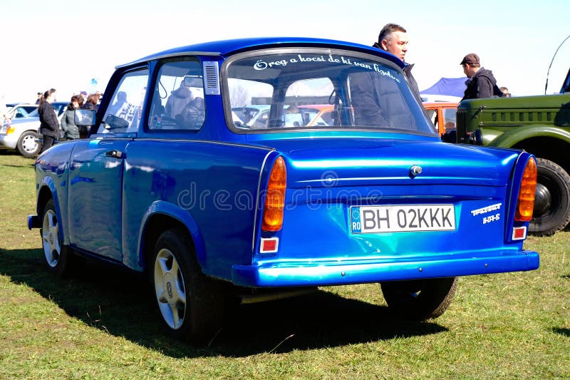Retro Trabant Car editorial stock photo. Image of meeting - 271762788