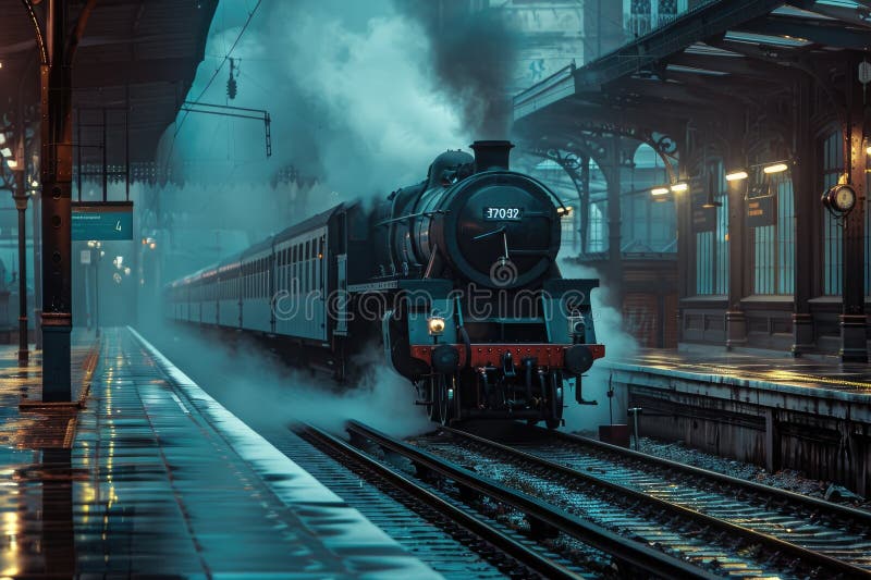 Platform Old Railway Station Stock Illustrations – 2,401 Platform Old ...