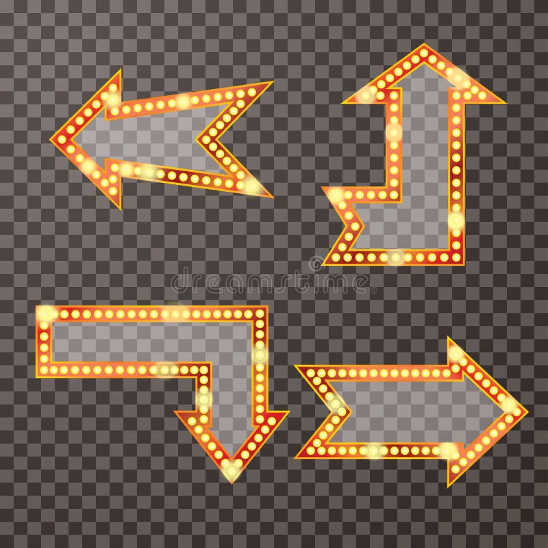 Las Vegas Arrow Sign Stock Illustrations – 77 Las Vegas Arrow Sign ...