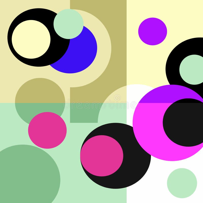 Retro transparent shapes stock illustration. Illustration of ...