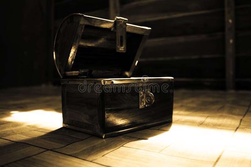 Retro Treasure Chest stock image. Image of container - 58202391