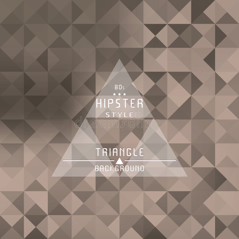 Retro Triangle Background Vector Illustration. Stock Vector ...