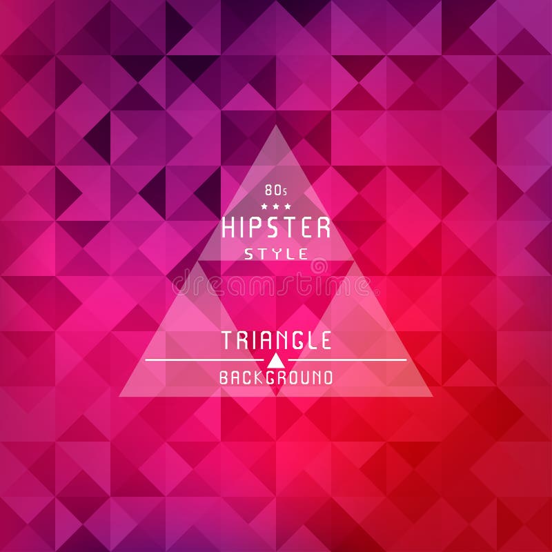 Retro Triangle Background Vector Illustration. Stock Vector ...