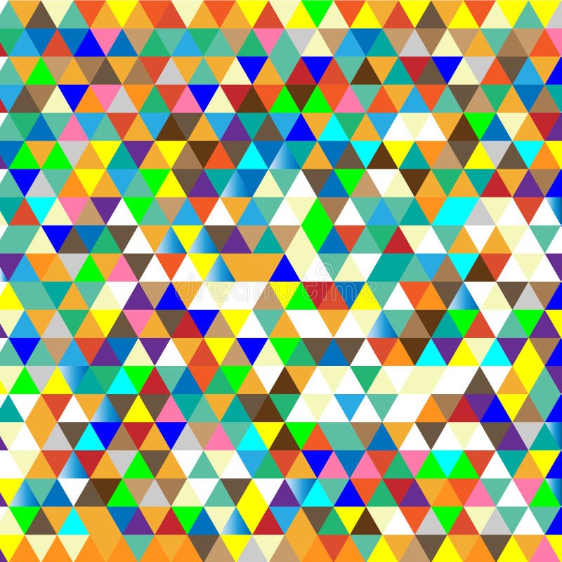 Retro Triangle Vector Pattern Stock Vector - Illustration of eps10 ...