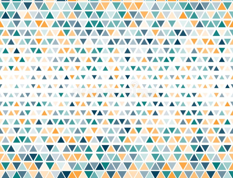 Retro Triangles Halftone Vector. Fade Triangular Shapes Banner Backdrop ...
