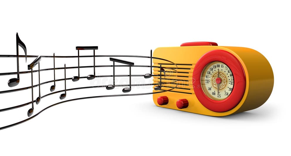 Retro Radio Notes Stock Illustrations – 1,479 Retro Radio Notes Stock ...