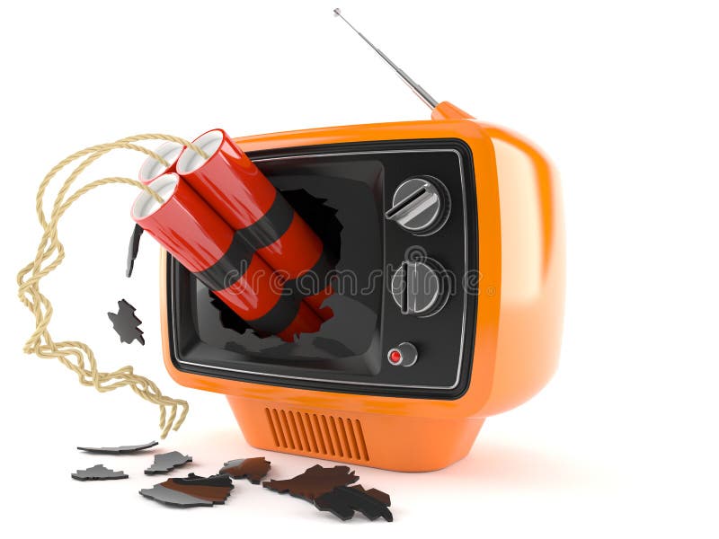 Tv Exploding Stock Illustrations – 18 Tv Exploding Stock Illustrations ...