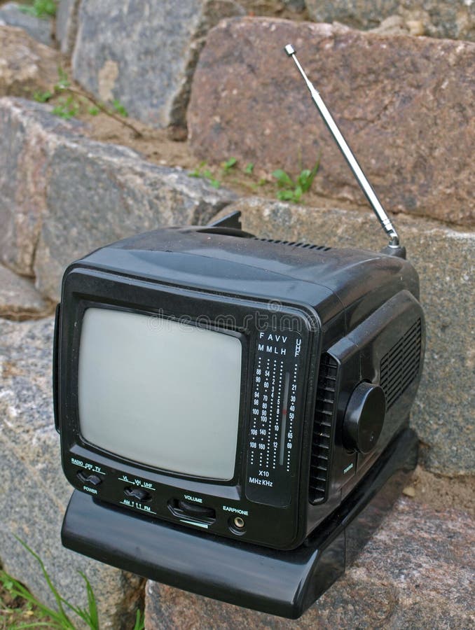 Retro TV/Radio stock image. Image of portable, radio - 21873191