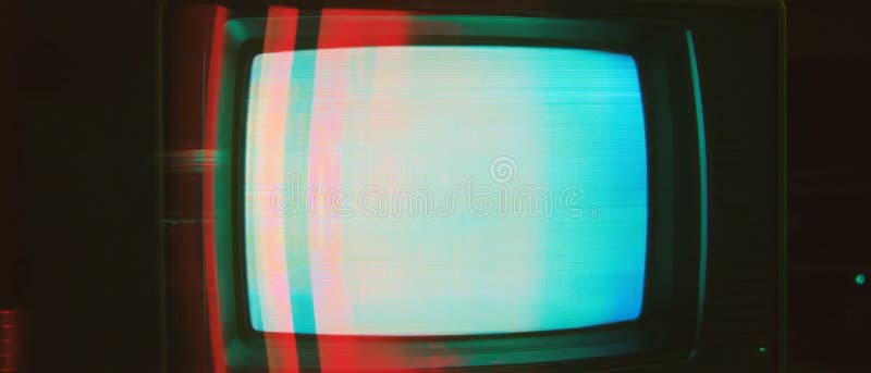 Retro TV Screen Overlay Texture with High Contrast and Dynamic Range on ...