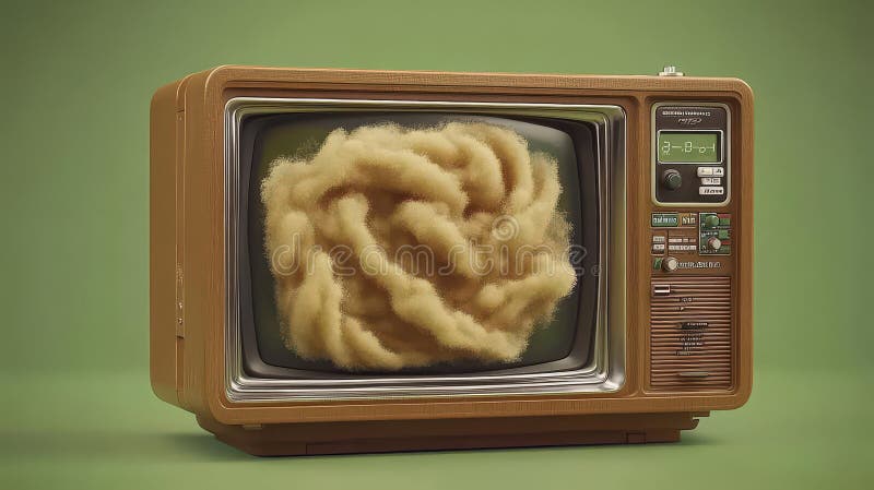 Retro TV Static, Sandstorm stock image. Image of artifact - 389796105