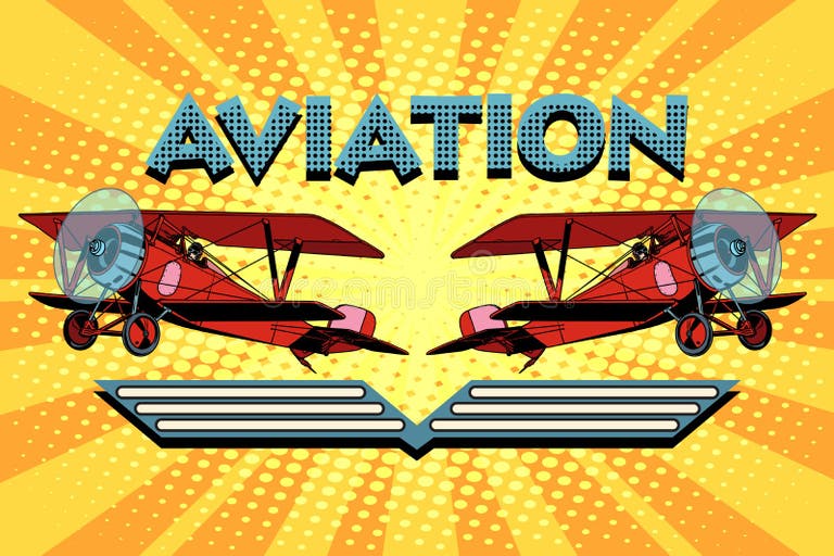 Retro Plane Poster Stock Illustrations 3 302 Retro Plane Poster Stock