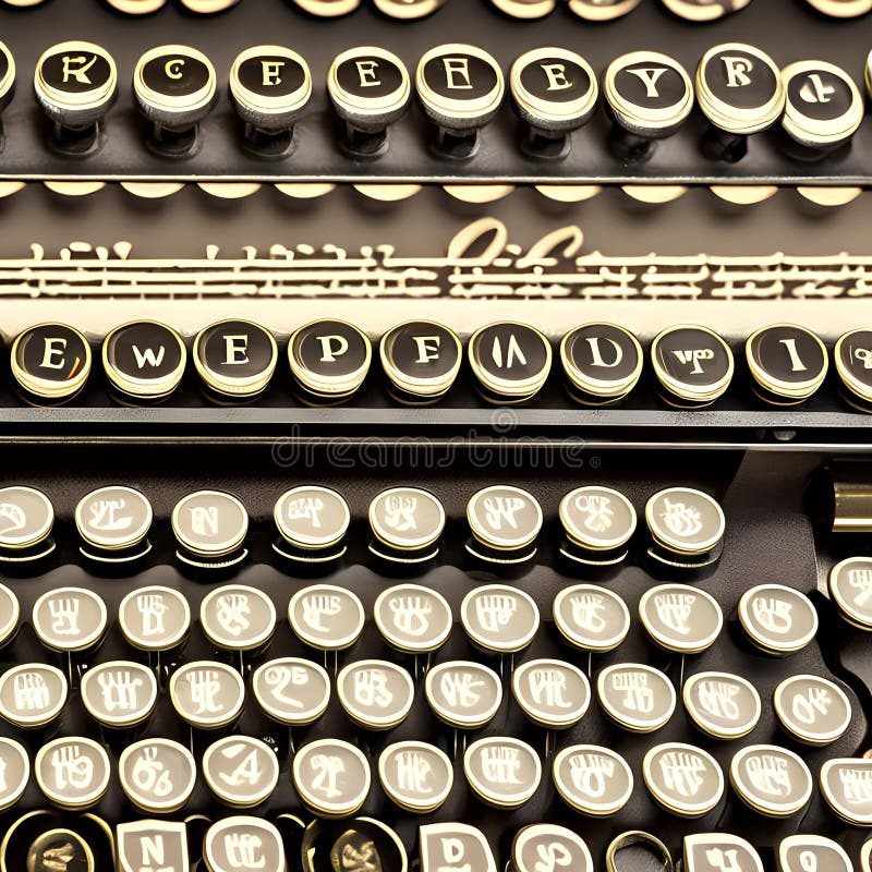 Typewriter Designs Stock Illustrations – 53 Typewriter Designs Stock ...