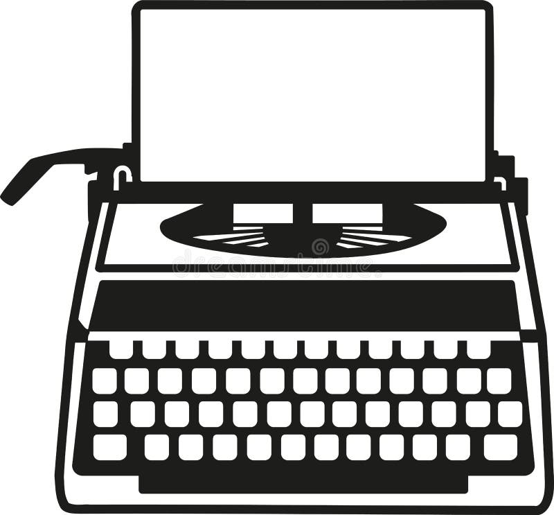 Retro Typewriter Vector Stock Vector Illustration Of Type 107105305