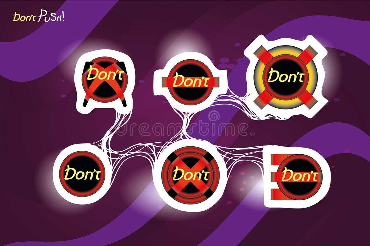 Dont Push Stock Illustrations – 436 Dont Push Stock Illustrations ...