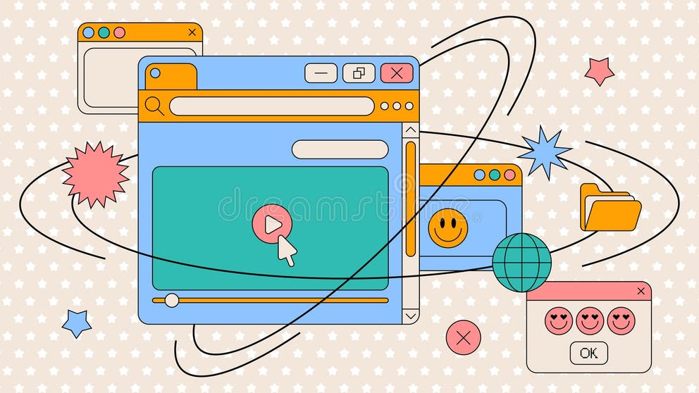 Old User Interface Windows Folder Stock Illustrations – 87 Old User ...