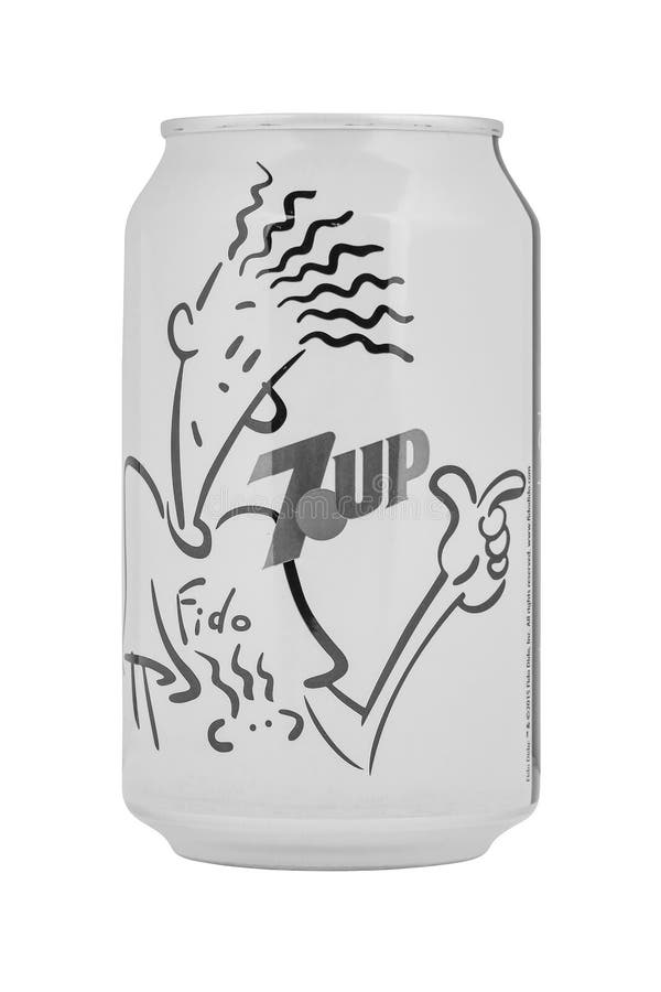 Retro 7UP can. editorial stock photo. Image of design - 81397163