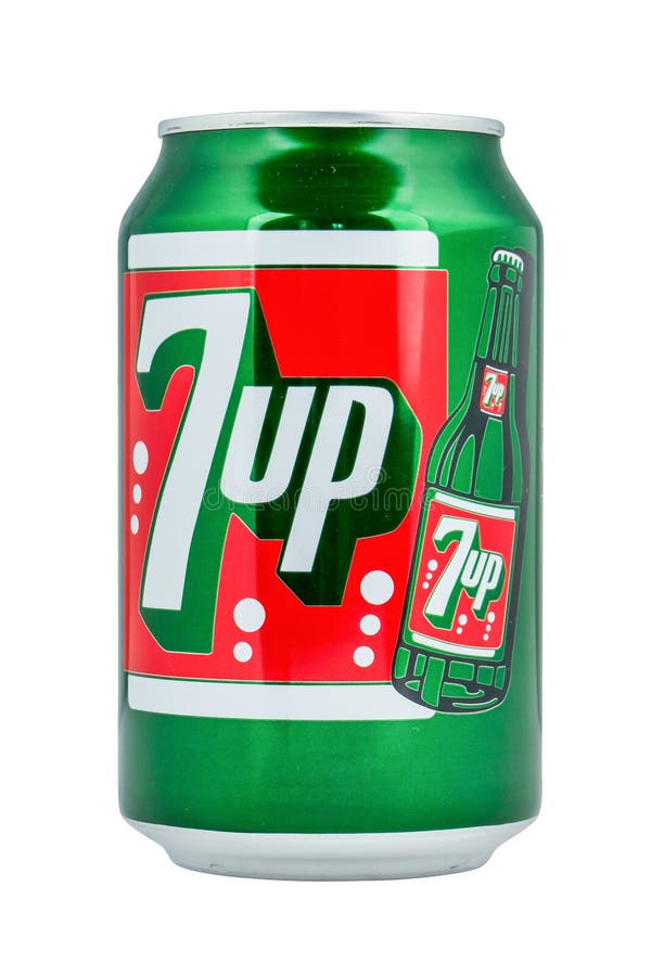 Retro 7UP can. editorial stock photo. Image of design - 81397163