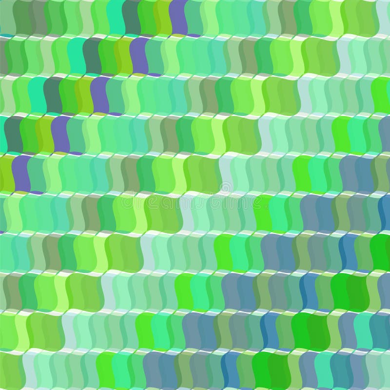 Retro Vector Green Wave Background Stock Vector - Illustration of ...