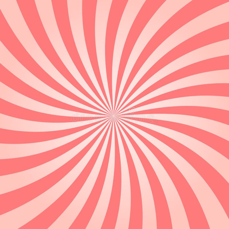 Retro Vector Pink Sunburst Background Stock Illustratie Illustration