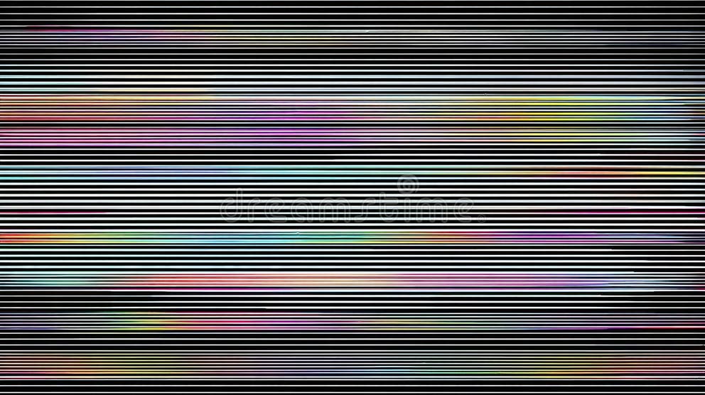 Retro VHS Video Noise Texture Background with Colorful Lines Pattern ...