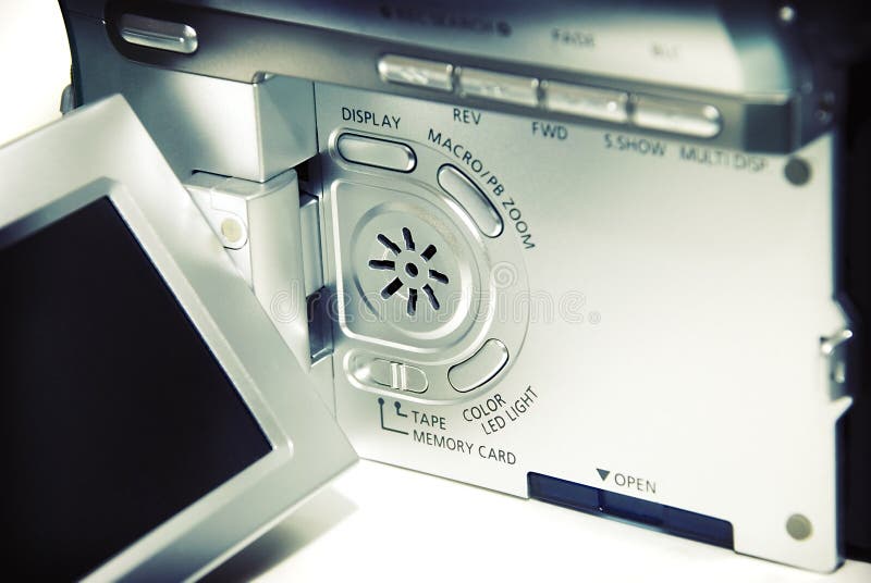 Retro Video Camera stock image. Image of playback, technology - 2950785