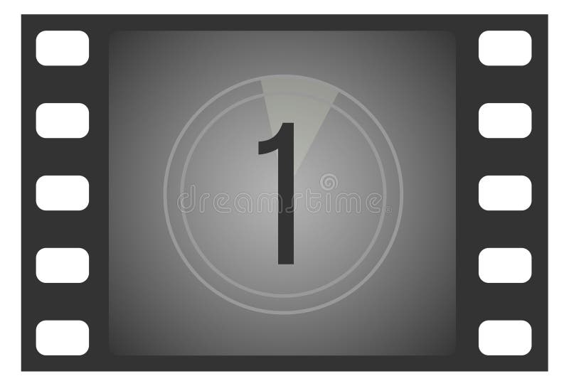 Retro Video Frame. First Film Strip Template Stock Vector ...