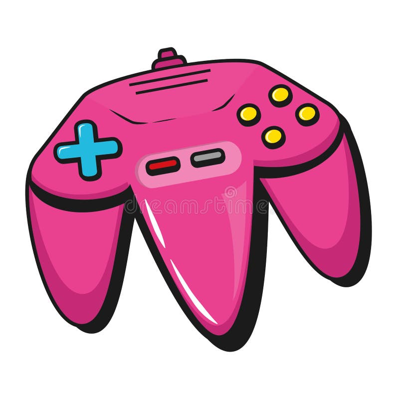 Retro video game cartoon stock vector. Illustration of digital - 142698765