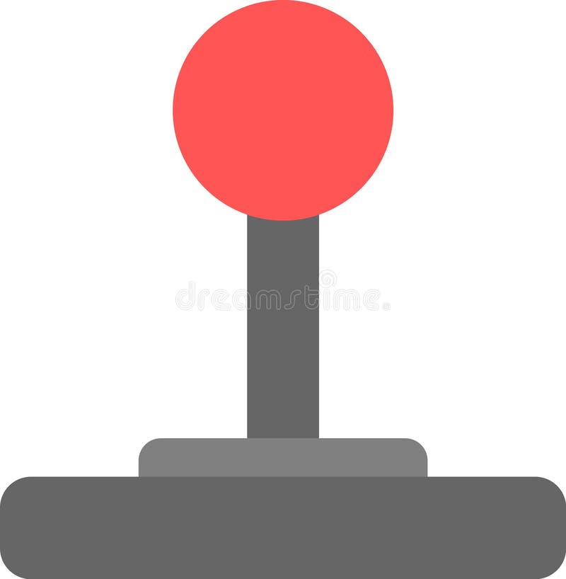 Retro Video Game Controller in Red Color. Retro Video Game Controller ...