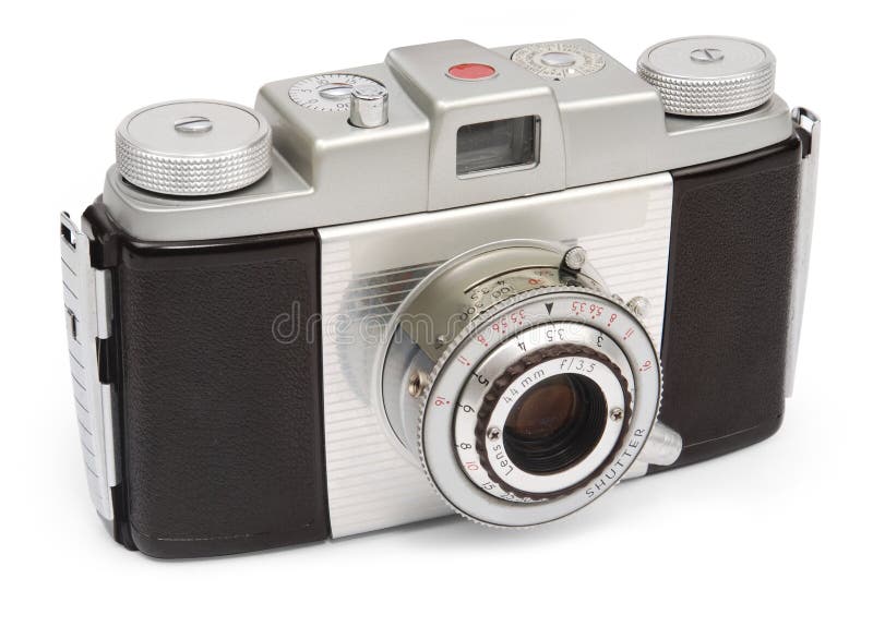 Retro viewfinder camera stock image. Image of range, 1950s - 1475705