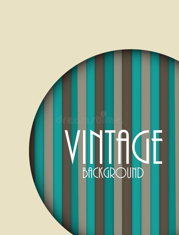 Retro Vintage Background Template Vector Stock Vector - Illustration of ...