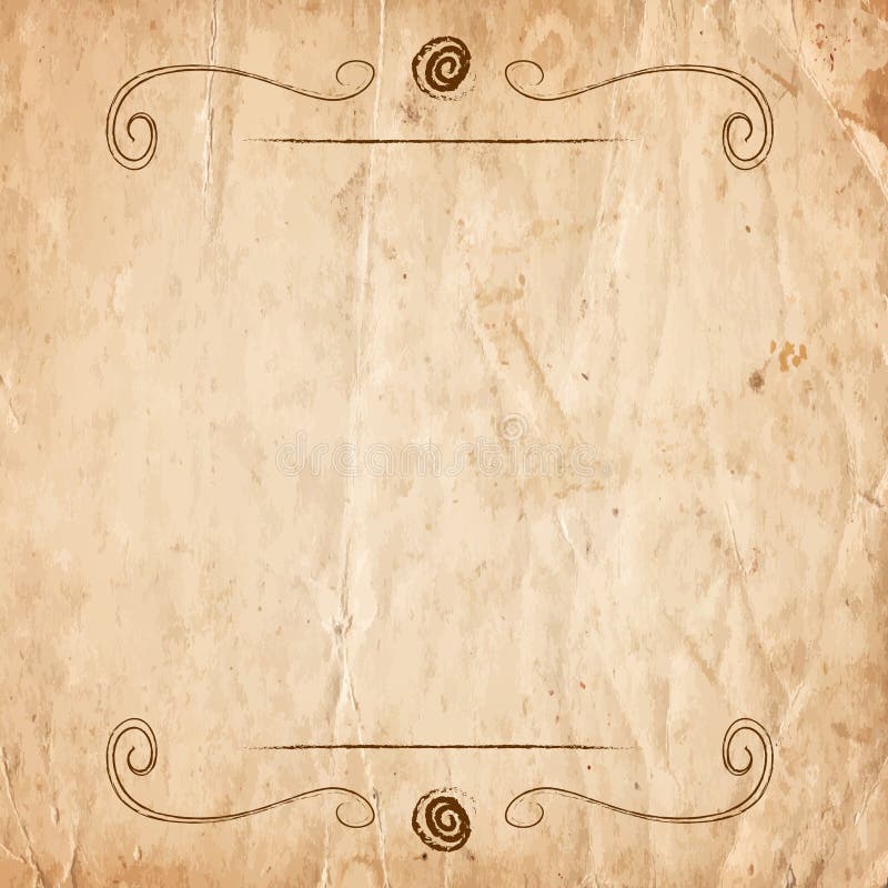 Retro Vintage Colorful Lines Border on the Old Paper Background Stock ...