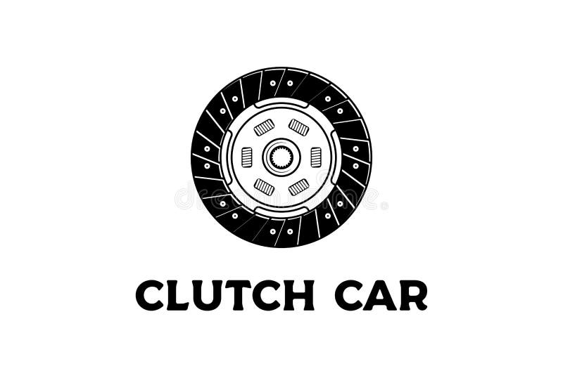 Retro Vintage Clutch Car for Part Custom Garage Workshop Logo Stock ...