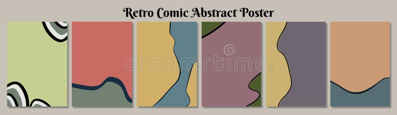 Retro Vintage Comic Abstract Poster Classic Pop Art Background. Stock ...
