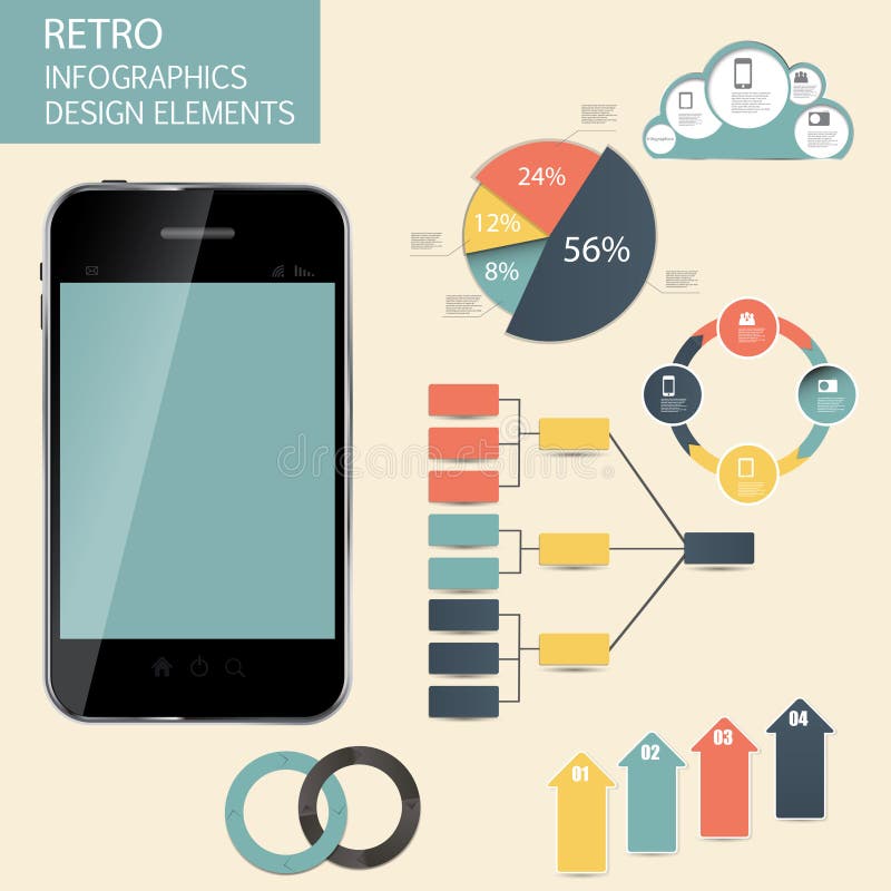 Retro Vintage Infographic Template Business Vector Stock Vector ...