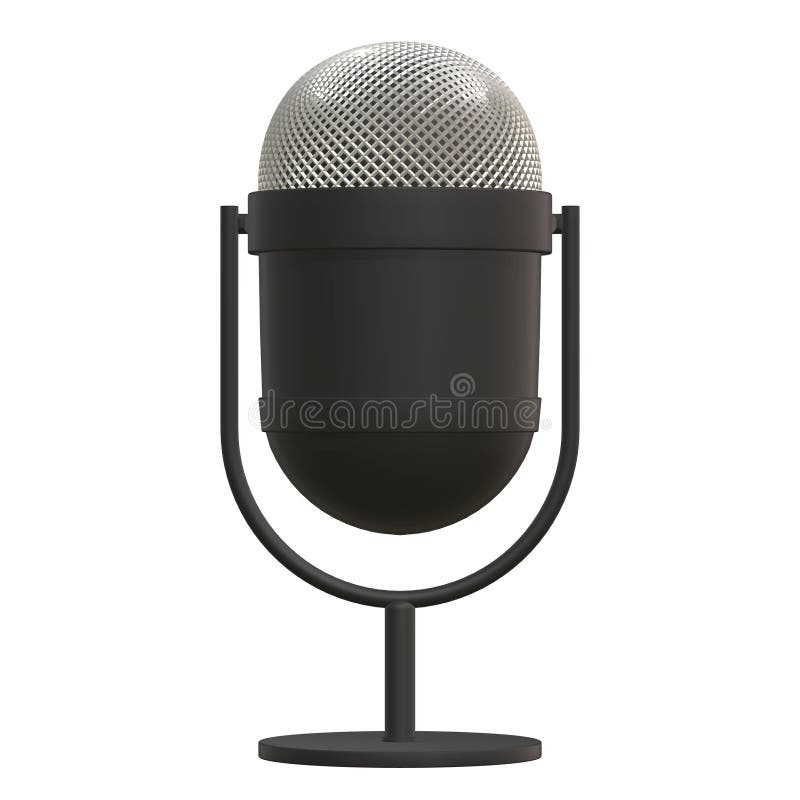 Retro Vintage Microphone Microphone Â mike Stock Illustration ...
