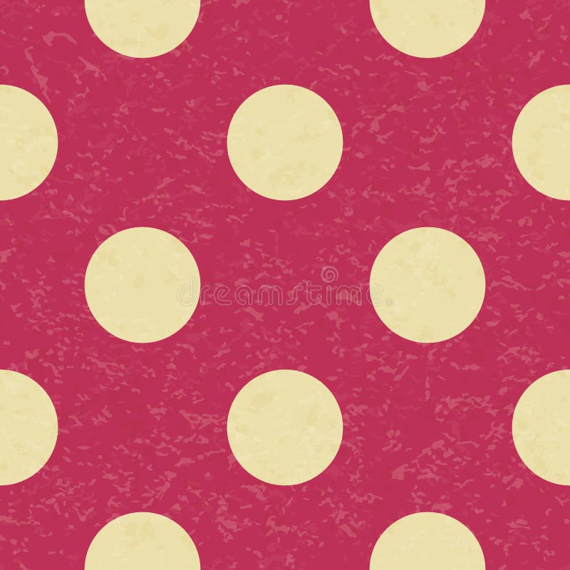 Retro Vintage Polka Dot Seamless Pattern. Circus or Carnival Background ...