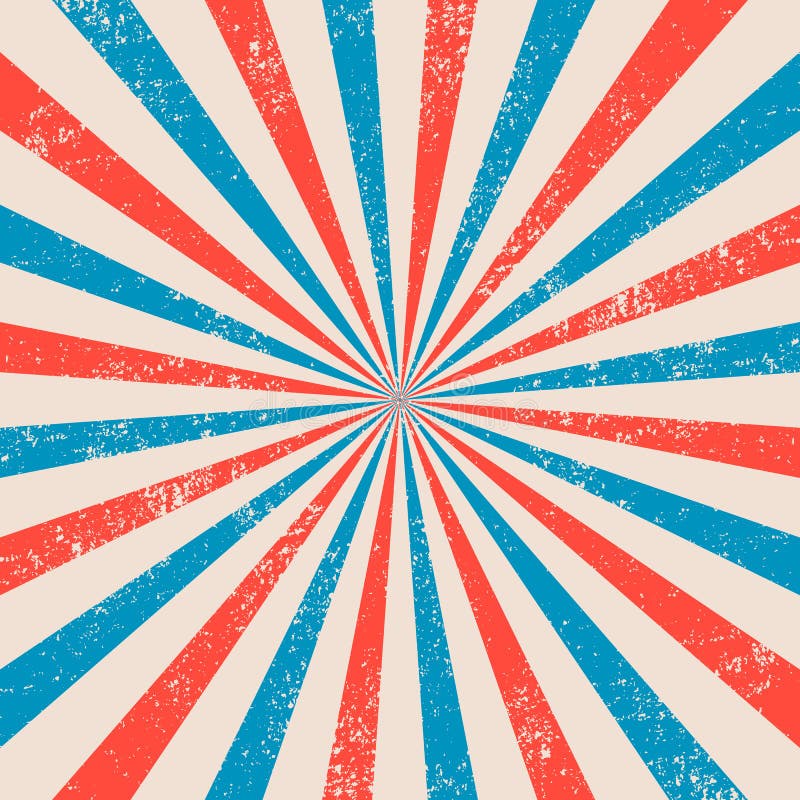 Retro Vintage Rays Background Stock Illustration - Illustration of ...