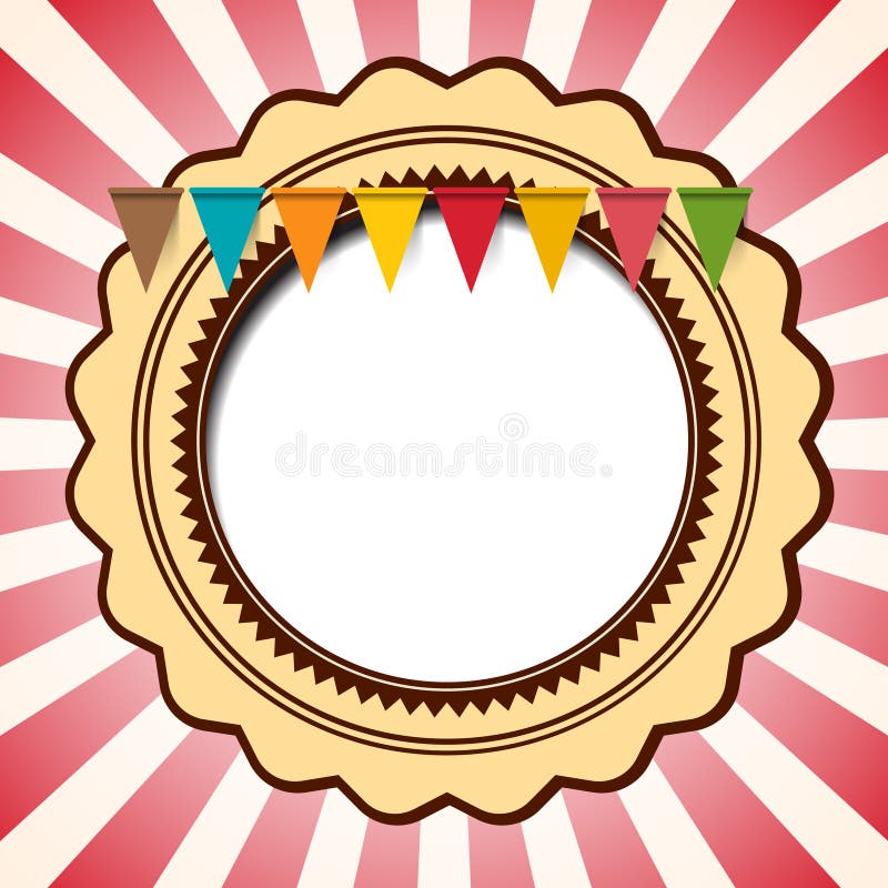 Retro - Vintage Red Star Shape Background Stock Vector - Illustration ...