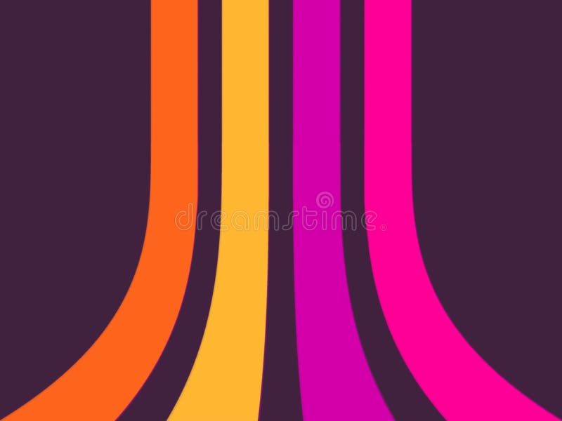 Retro Vintage Stripe Abstract Background Stock Illustration ...