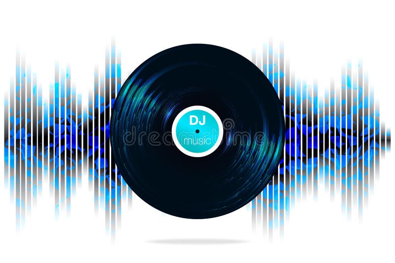 Retro, Vintage Vector Vinyl Record Disc Background Stock Vector ...