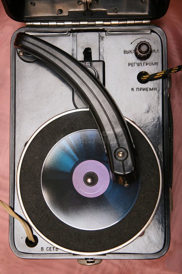 Retro vinyl player stock photo. Image of music, cool - 28345568