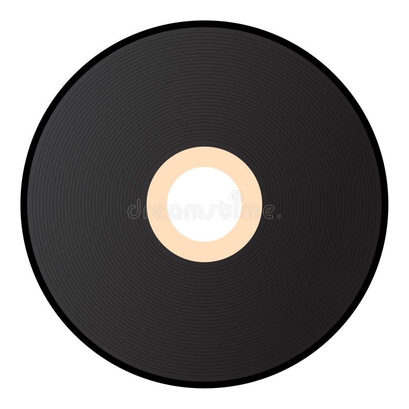 Retro Vinyl Record Disk. Vector Illustration Stock Vector ...