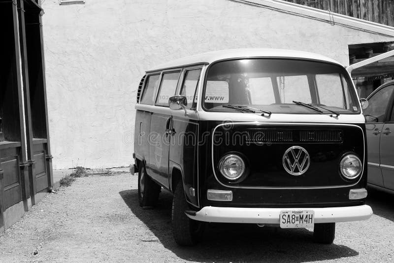 Retro Volkswagen B&W editorial photography. Image of white - 49232592